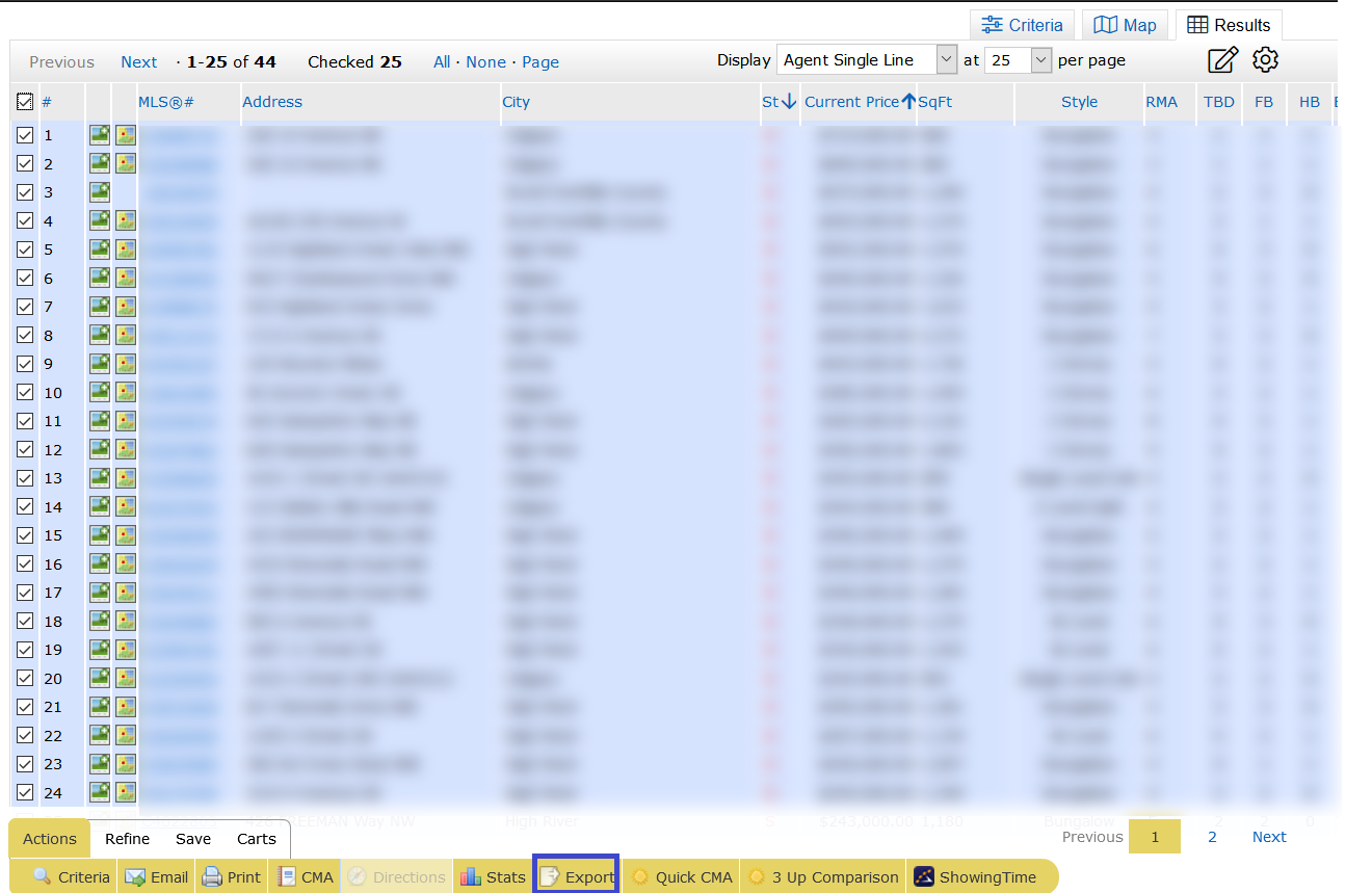 Exporting Your Historical Sold Listings From Pillar9 in Calgary